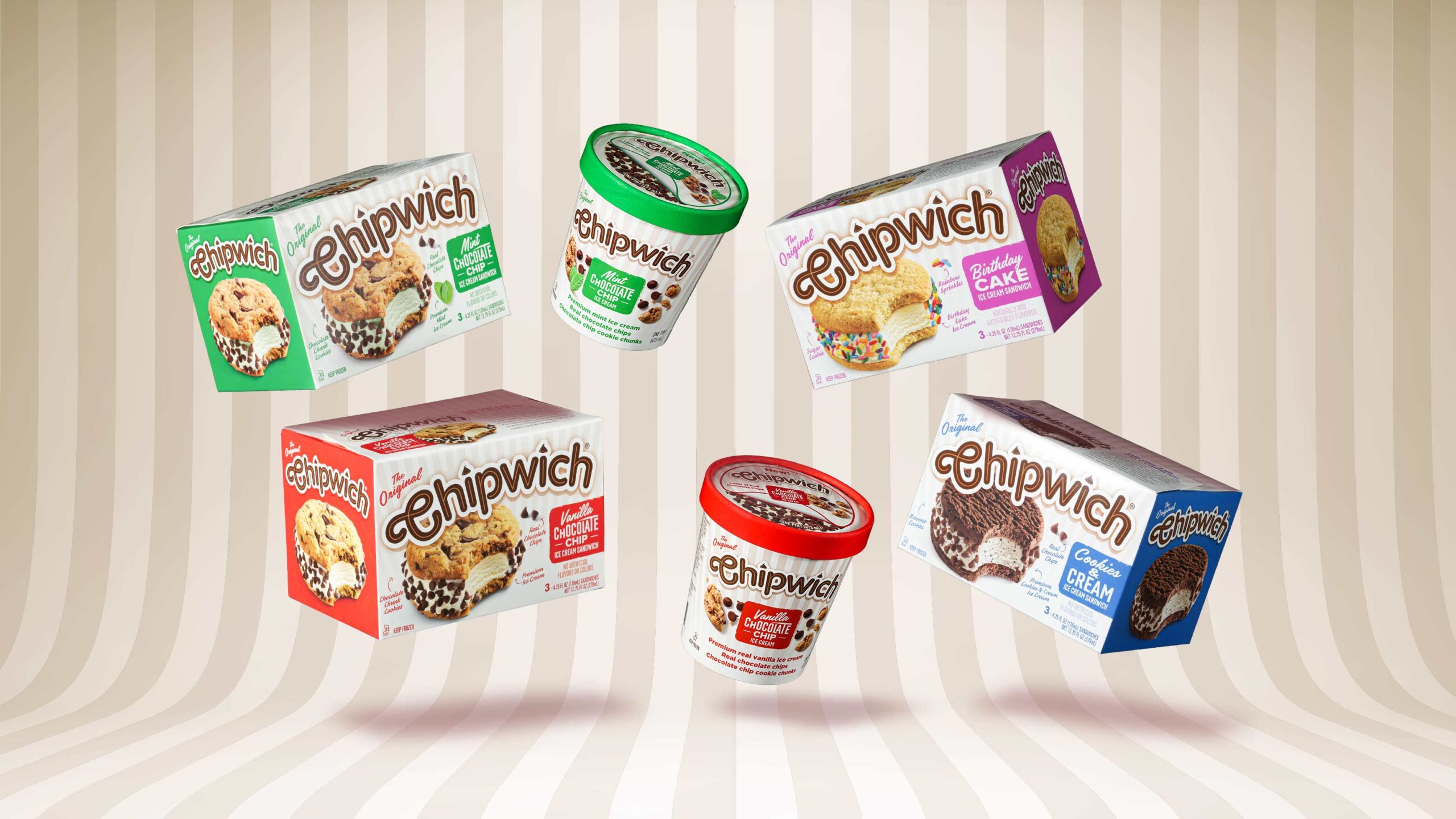 Chipwich - The Original Ice Cream Cookie Sandwich